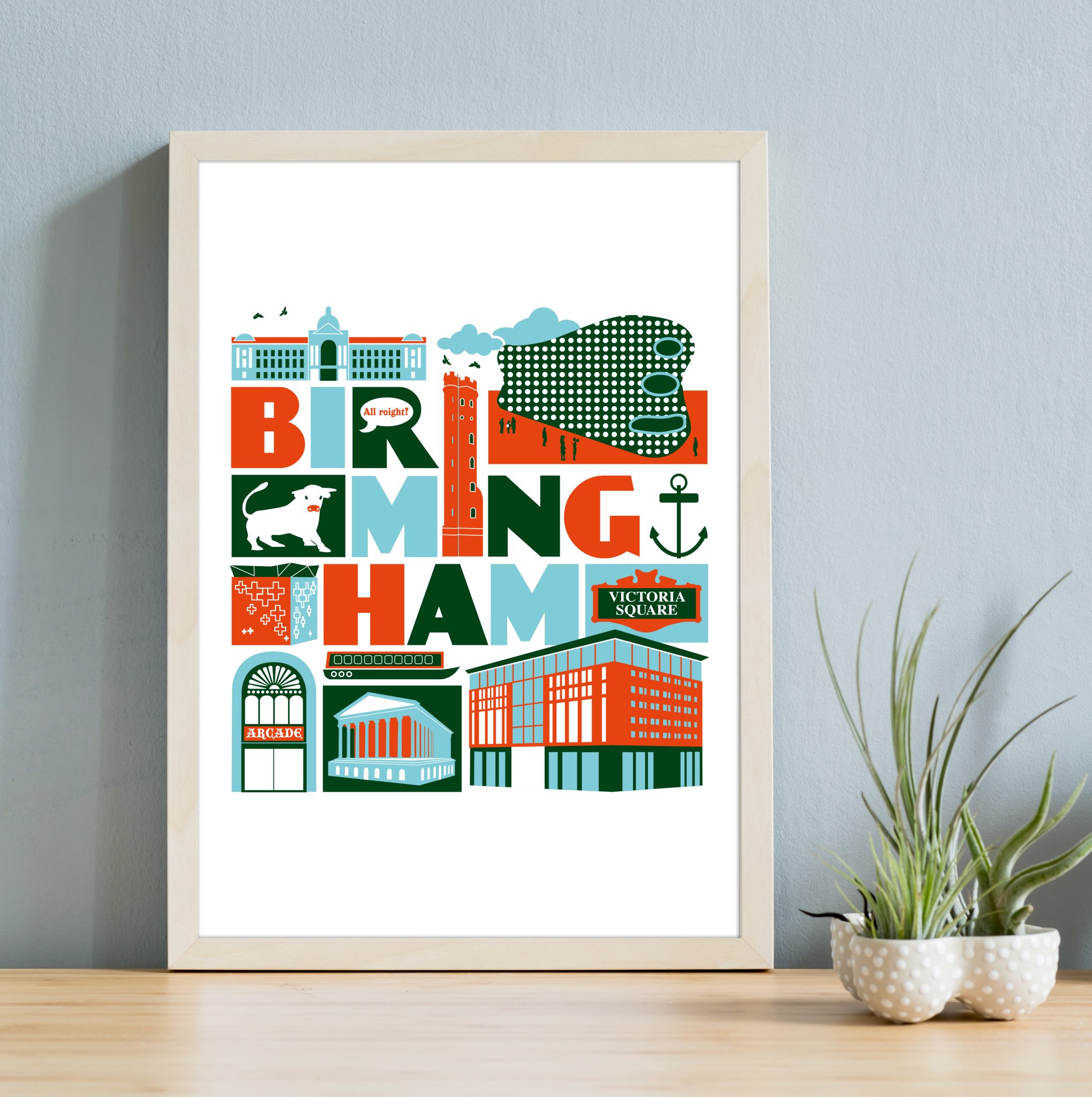 Birmingham City Print – Susan Taylor Design